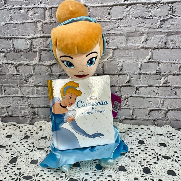 Disney | Toys | Disney Cinderella Plush Doll With Book 6 | Poshmark